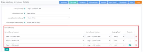 data lookup