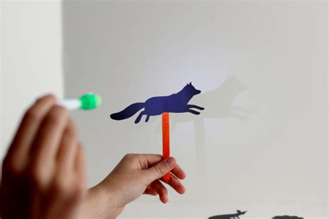 Making Shadow Puppets With Green Kid Crafts Make And Takes
