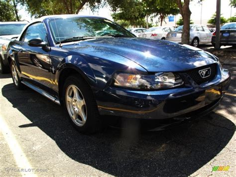 2003 True Blue Metallic Ford Mustang V6 Convertible 36332727