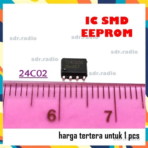 Jual IC 24C02 EEPROM 2KBit 250Byte 8 Kaki SMD TQFP Shopee Indonesia