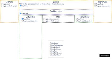 Clean Page Layout Codesandbox