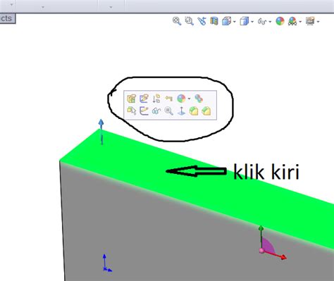 Kitab Sakti Solidworks Context Toolbar