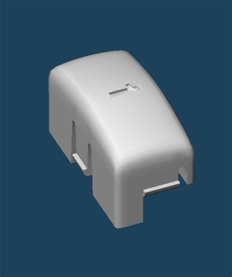 Psone Controller Shoulder Button By Metalgearsortof Download Free Stl Model