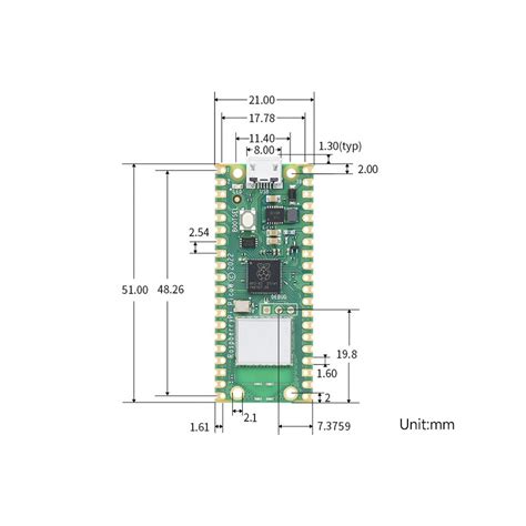 raspberry pi pico w met gesoldeerde headers rp2040 ws 23289