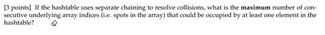 Solved 3 Points If The Hashtable Uses Separate Chaining To
