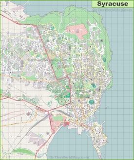 Syracuse Maps Sicily Italy Discover Syracuse Siracusa With