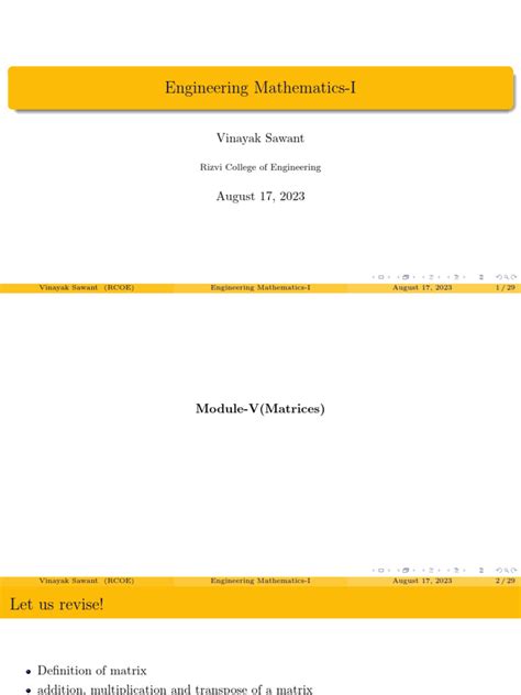 module v ppt 1 pdf matrix mathematics functions and mappings