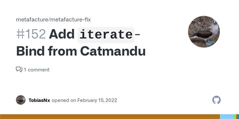Add `iterate` Bind From Catmandu · Issue 152 · Metafacturemetafacture Fix · Github