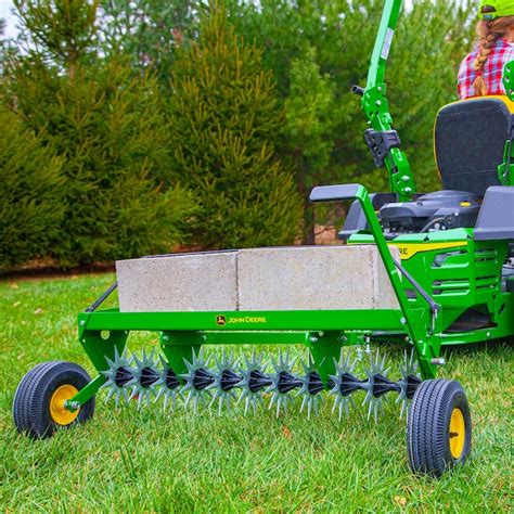 John Deere 40 In Spike Lawn Aerator Sat 400jd At