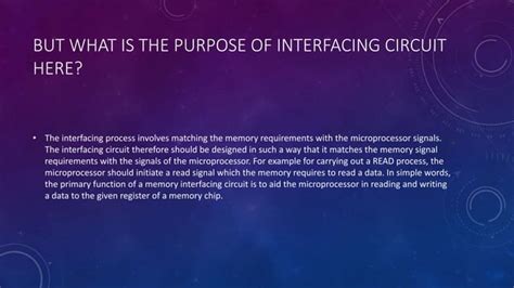 Memory Interfacing PPTX Computer Peripherals Computing