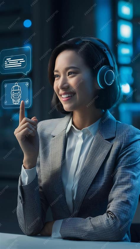 Chatgpt Chat With Ai Or Artificial Intelligence Woman Chatting With A