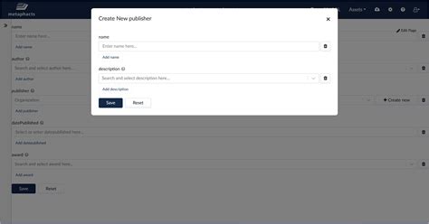 Data Authoring With Metaphactorys Semantic Forms