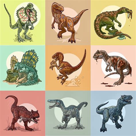 Dinosaurios De La Película Jurassic World Fallen Kingdom Dinosaurios