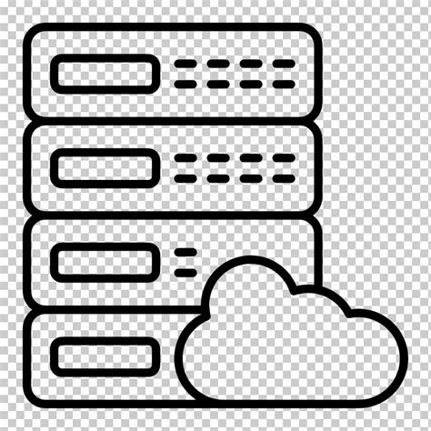 Cloud Computing Server And Cloud Computing Icon Png Clipart Cloud