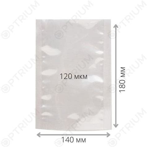 Вакуумный пакет Pa Pe 140 180 120 мкм — Оптриум