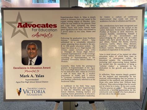 Gina Decoste On Linkedin Superintendent Mark Yslas Was Recognized Today With The Excellence In…