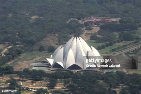 Lotus Temple Aerial Photos And Premium High Res Pictures Getty Images