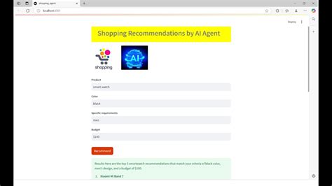 Ai Agent Application For Shopping Recommendations With Phidata Deepseek R1 And Firecrawl Youtube