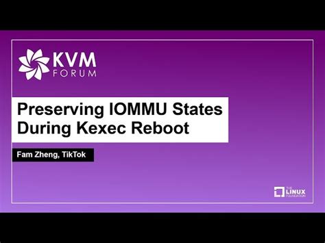 free video preserving iommu states during kexec reboot for hypervisor