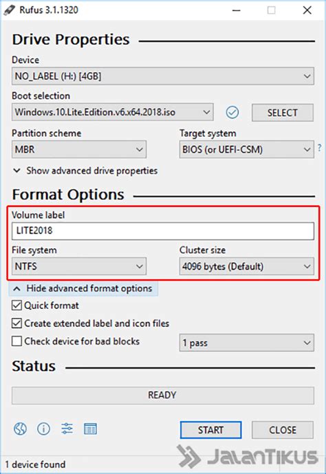 Cara Menggunakan Rufus Install Windows 10 Modal Flashdisk Jalantikus