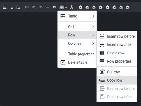 Copy And Paste Table Rows And Columns Features Joplin Forum