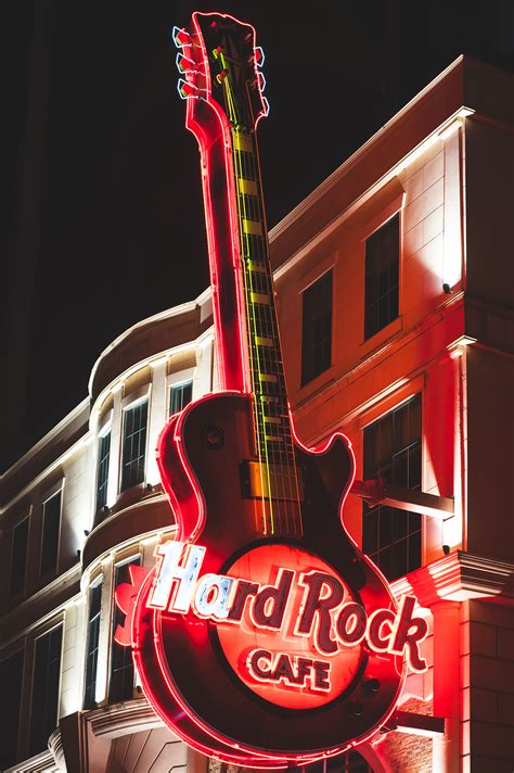 Hard Rock Cafe Guitar Sign Lee Costa Photography