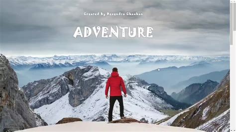 Devendra Chauhan On Linkedin Webdevelopment Html Css Parallax Webdesign Codingjourney