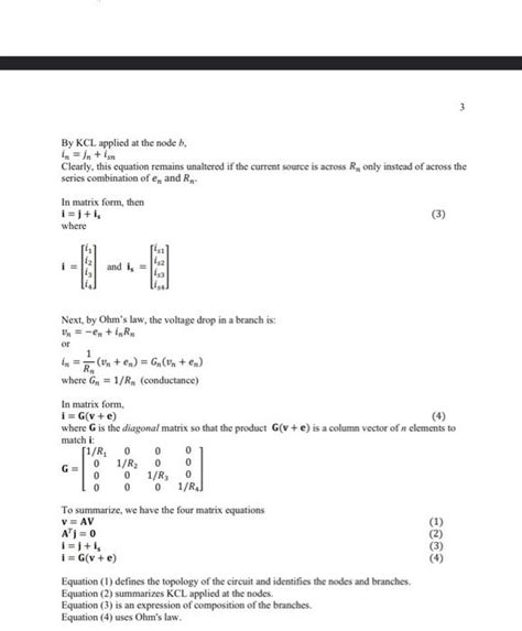 solved using the nodal method solve for nodal voltages