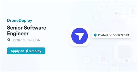 senior software engineer dronedeploy simplify jobs