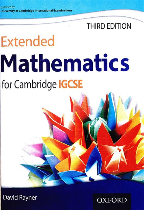 Extended Mathematics For Cambridge Igcse Third Edition