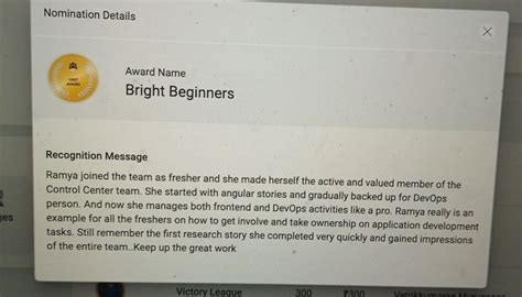 Ramya Hegde On Linkedin Wipro Recognition Team