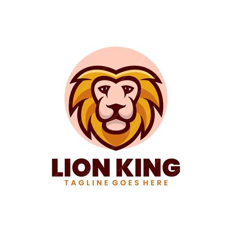 Premium Vector Lion King Mascot Logo Design