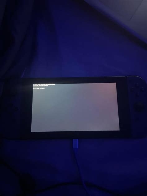 Error A Fatal Error Occurred When Running Fusée Unable To Identify Package1 Press Power To