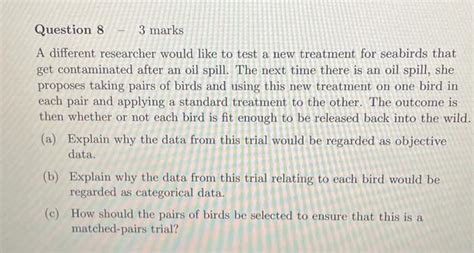 Solved Question Marks Suppose That The Original Chegg Com