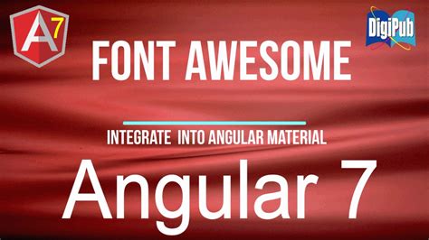 Angular7でfont Awesomeをangular Materialに統合 Youtube