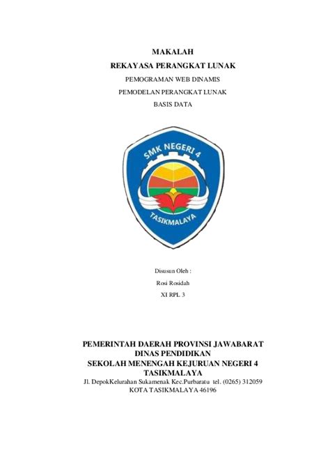 Pdf Makalah Rekayasa Perangkat Lunak