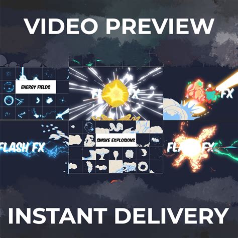 Flash Fx Animation Pack Energy Fields Smoke Explosions El Inspire