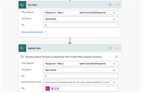 Update Sharepoint Column Only If Theres A Value Using Power Automate