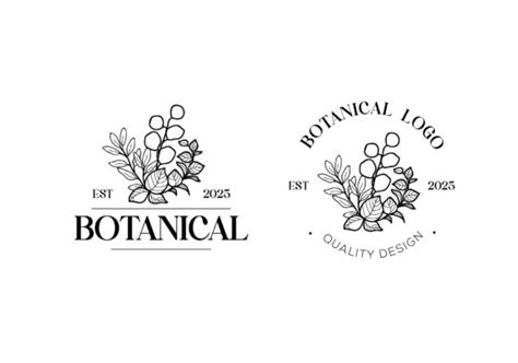 Botanical Logo Bundle And Kit Pack Graphic By Gfx · Creative Fabrica