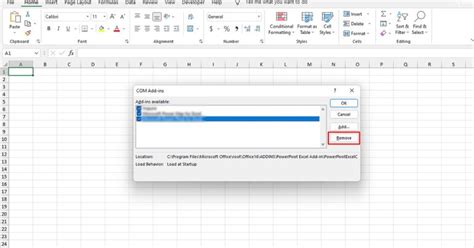 how to reset excel settings