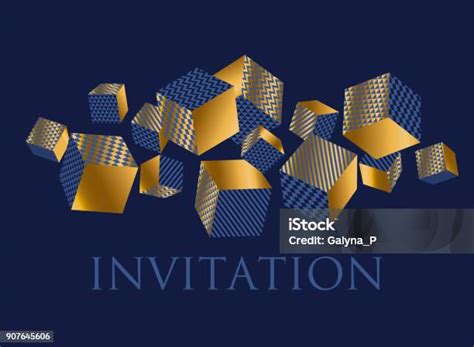 개념 3d 환상 기하학적 조각 표면 디자인 및 웹에 대 한 구성 벡터 도형 골드와 블랙 색상에서으로 추상 그림 0명에 대한 스톡 벡터 아트 및 기타 이미지 Istock