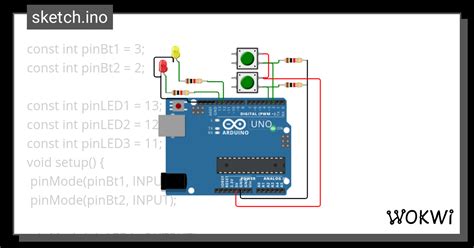 level 1 pb led wokwi esp32 stm32 arduino simulator