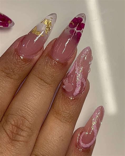 50 Pink Almond Nail Designs To Try This Season Fashion So Simple