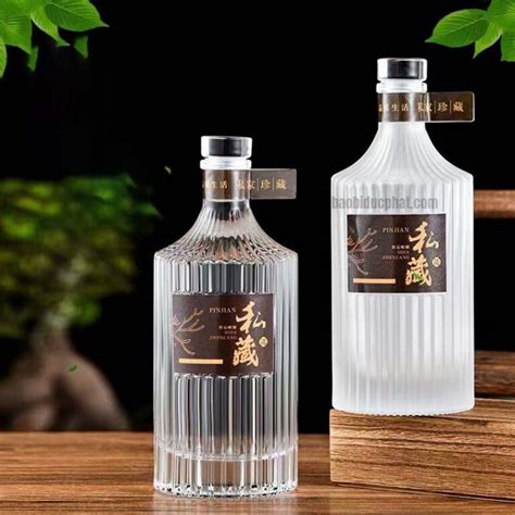 Chai Rượu Thủy Tinh Trong Suốt Trắng Mờ Chai Lọ Thực Phẩm Bao Bì Đức Phát