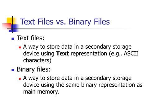 Ppt Binary Files Powerpoint Presentation Free Download Id4321447