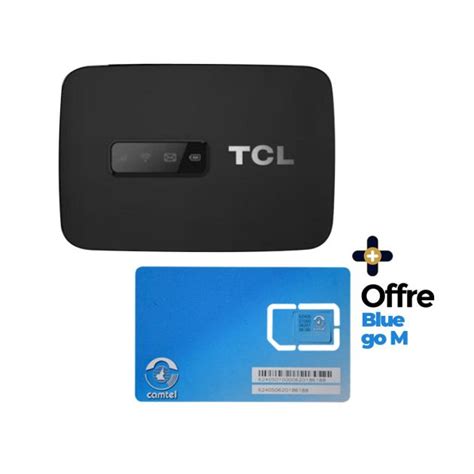 Modem Tcl Link Zone 4g Lte 150 Mbps 2150 Mah 10 Utilisateurs 1sim Blue 850mo De Data