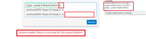 Accessibility All Browser Screen Reader Focus Is Missing For The Closex Button · Issue