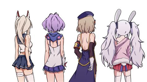 Ayanami Laffey Javelin And Z Azur Lane And More Drawn By Rock Zinc Danbooru