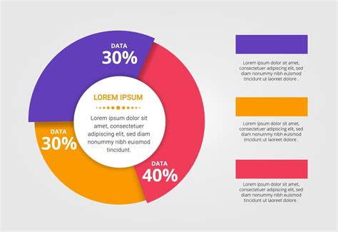 Percentage Pie Chart Template 2154047 Vector Art At Vecteezy