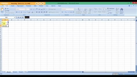 Fibonacci Sequence In Excel Youtube